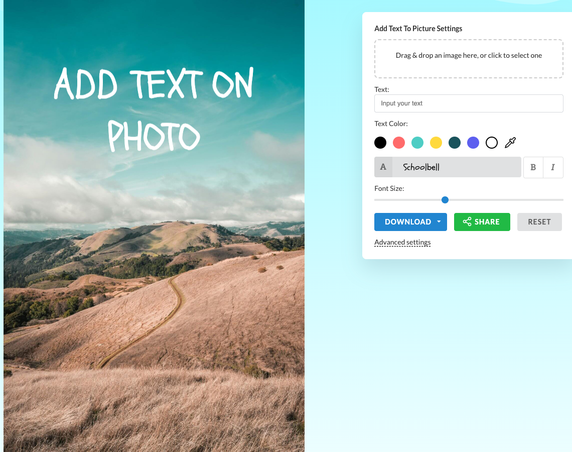 Add Text to Picture - MockoFUN