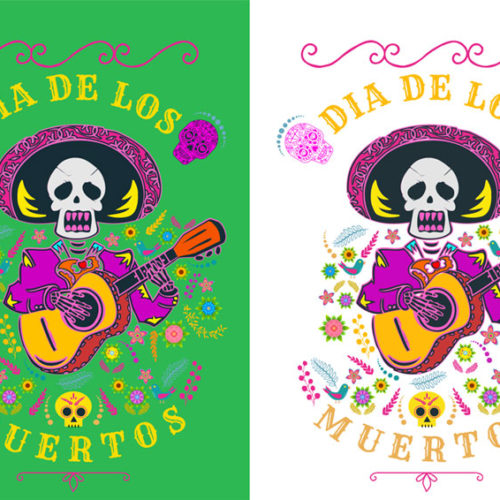 Dia De Los Muertos Poster - MockoFUN