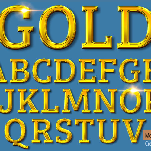 Make an Elegant Gold Text Online, It's Easy - MockoFUN