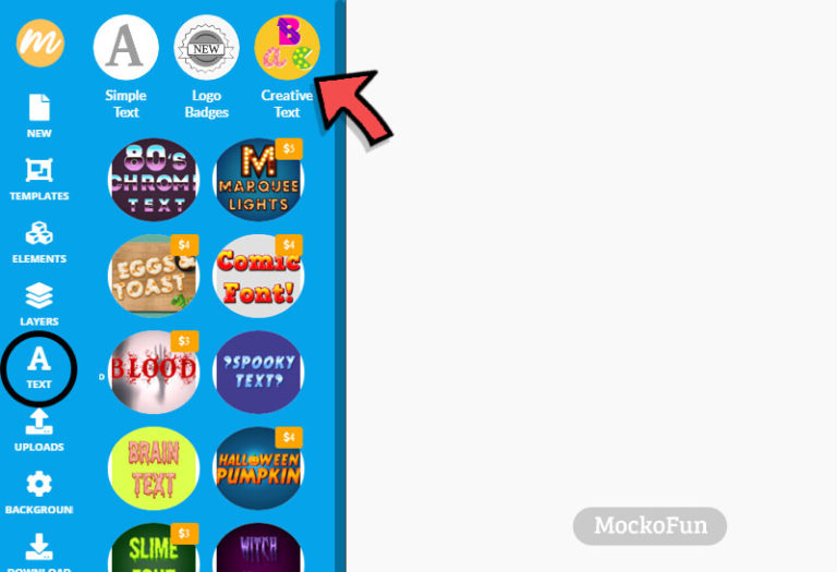 100+ FREE Creative Text Graphic Design with MockoFun - MockoFUN