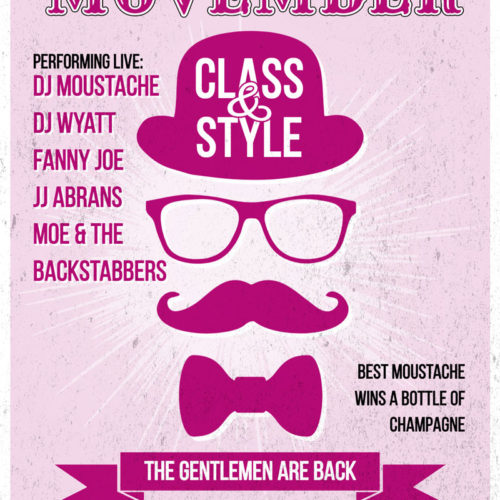 Movember Party Poster - MockoFUN