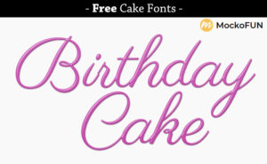 🍰 [FREE] Cake Fonts - MockoFUN
