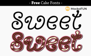 🍰 [FREE] Cake Fonts - MockoFUN