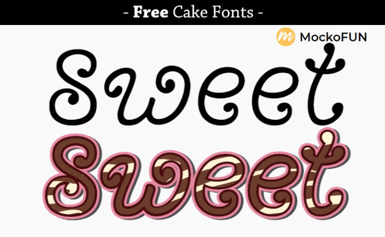 🍰 [FREE] Cake Fonts - MockoFUN