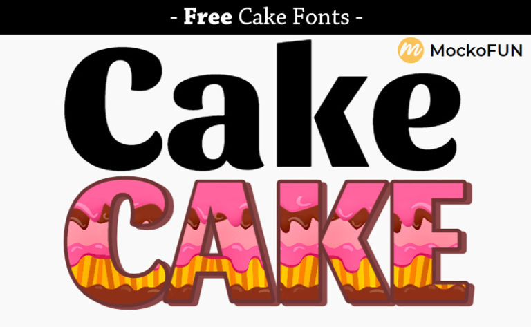 🍰 [FREE] Cake Fonts - MockoFUN