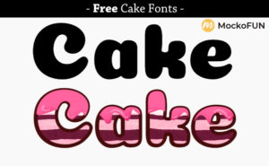 🍰 [FREE] Cake Fonts - MockoFUN