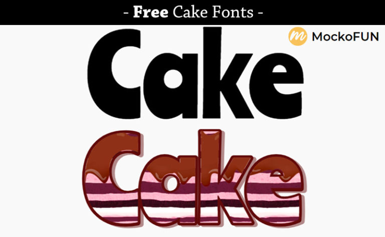 🍰 [FREE] Cake Fonts - MockoFUN