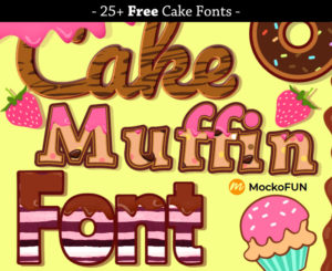 🍰 [FREE] Cake Fonts - MockoFUN