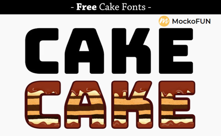 🍰 [FREE] Cake Fonts - MockoFUN