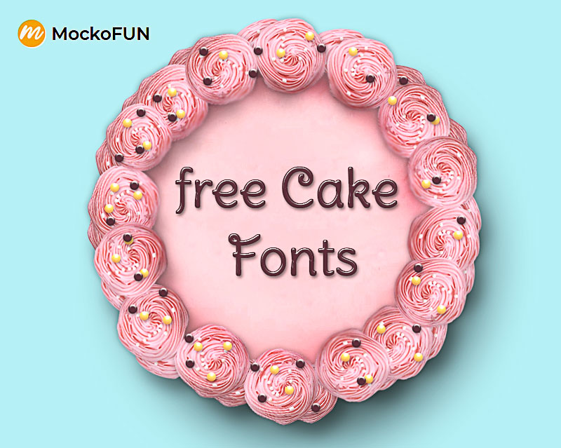  FREE Cake Fonts MockoFUN