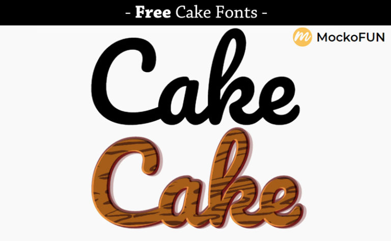 🍰 [FREE] Cake Fonts - MockoFUN
