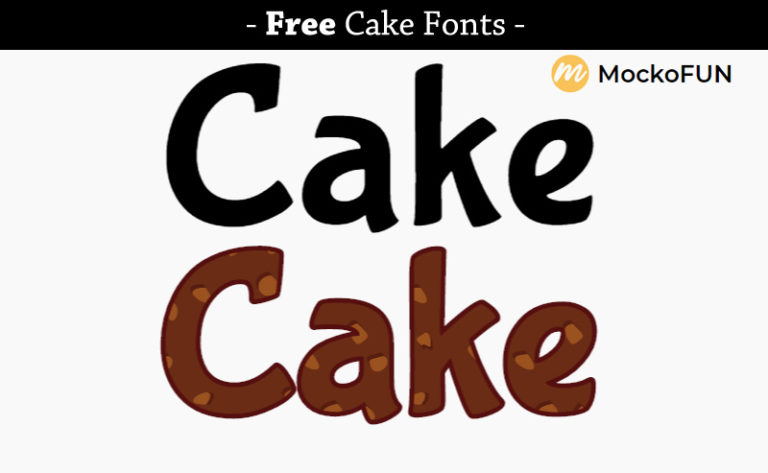 🍰 [FREE] Cake Fonts - MockoFUN