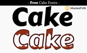 🍰 [FREE] Cake Fonts - MockoFUN