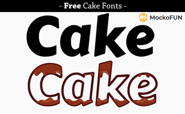 🍰 [FREE] Cake Fonts - MockoFUN
