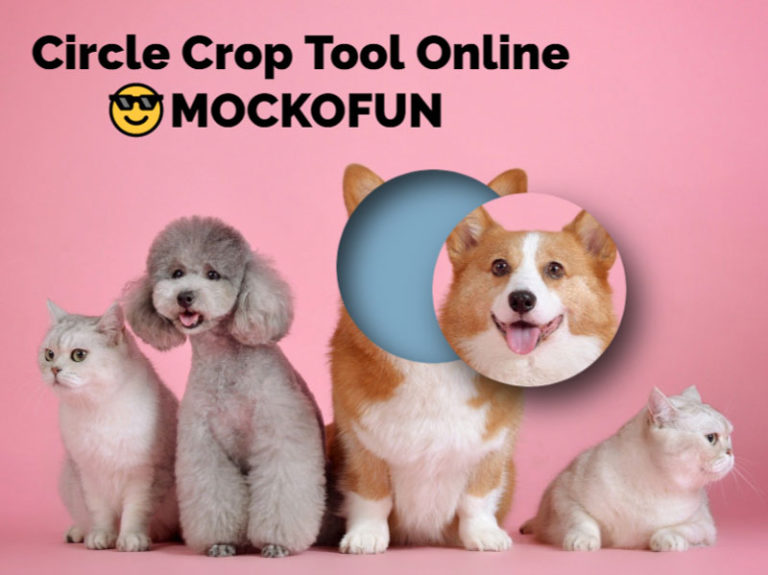 (FREE) Crop Picture Into Circle Online - MockoFUN