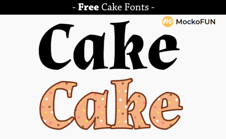 🍰 [FREE] Cake Fonts - MockoFUN