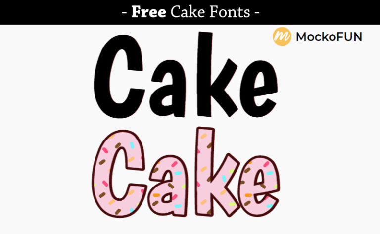 🍰 [FREE] Cake Fonts - MockoFUN