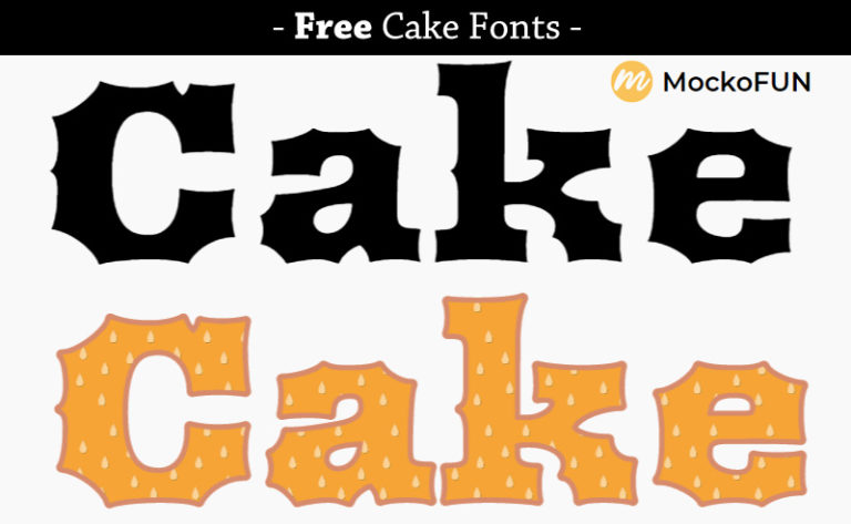 🍰 [FREE] Cake Fonts - MockoFUN