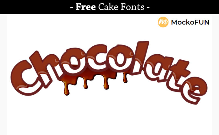 🍰 [FREE] Cake Fonts - MockoFUN