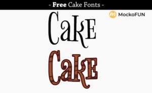 🍰 [FREE] Cake Fonts - MockoFUN