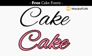 🍰 [FREE] Cake Fonts - MockoFUN