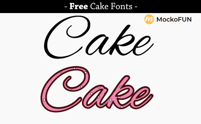 🍰 [FREE] Cake Fonts - MockoFUN