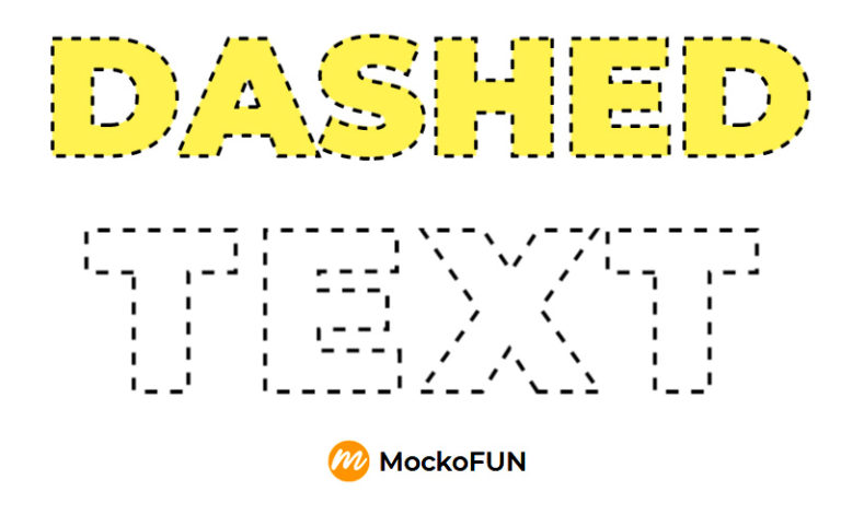 Stroke Text: How to Make Text With Stroke Online - MockoFUN