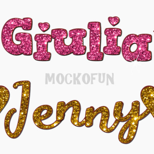 [FREE] Glitter Font - MockoFUN
