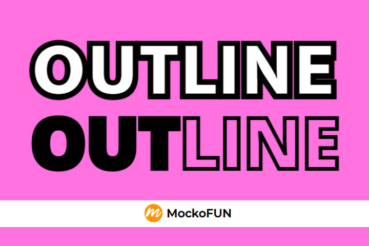Stroke Text: How to Make Text With Stroke Online - MockoFUN