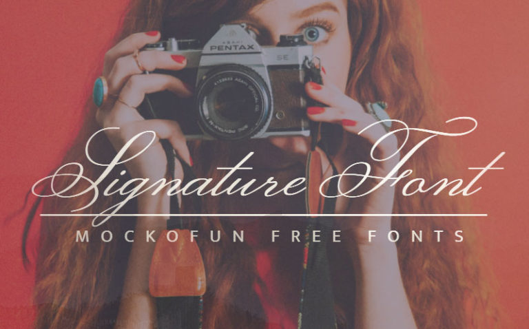 (FREE) Signature Fonts - MockoFUN