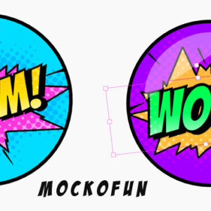 Comic Badge - MockoFUN