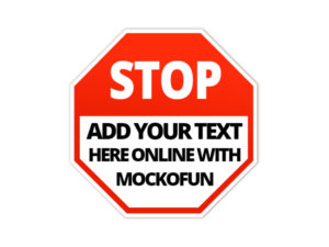 Printable Stop Sign {FREE} - MockoFUN