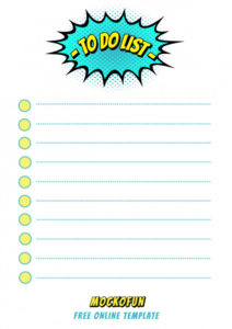 (FREE) Fun To Do List Template - MockoFUN