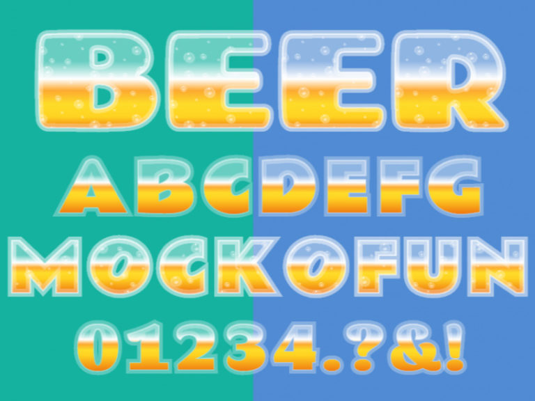 Beer Font - MockoFUN