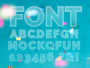 (FREE) Transparent Font - MockoFUN