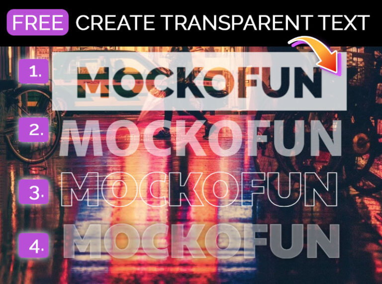 (FREE) Transparent Text Generator - MockoFUN