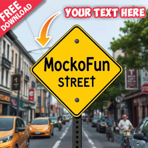 🛑 (FREE) Street Sign Maker - MockoFUN