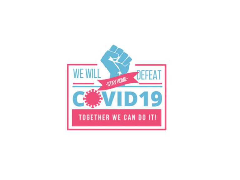 (FREE) Covid-19 Badge Design - MockoFUN