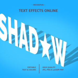 Drop Shadow Text - MockoFUN
