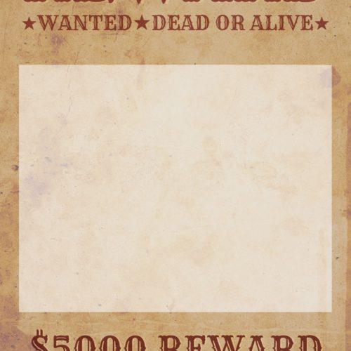 Blank Wanted Poster ★🤠★ [FREE DOWNLOAD] - MockoFUN