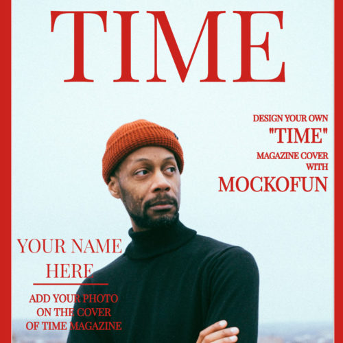 [FREE] Time Magazine Cover Template - MockoFUN