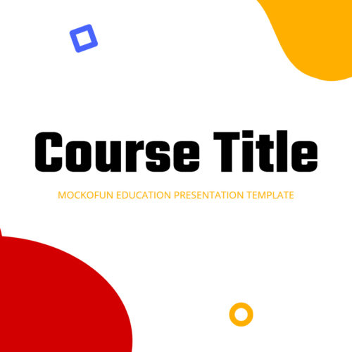 [FREE] Modern Presentation Template (Cover) - MockoFUN