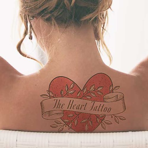 ️️ Heart Shaped Name Tattoo - MockoFUN ️️