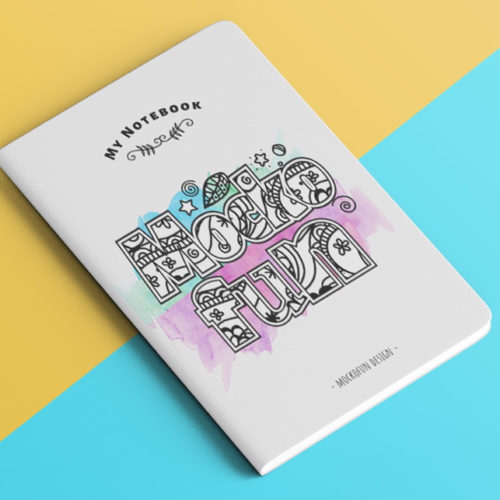 Coloring Notebook Cover - MockoFUN
