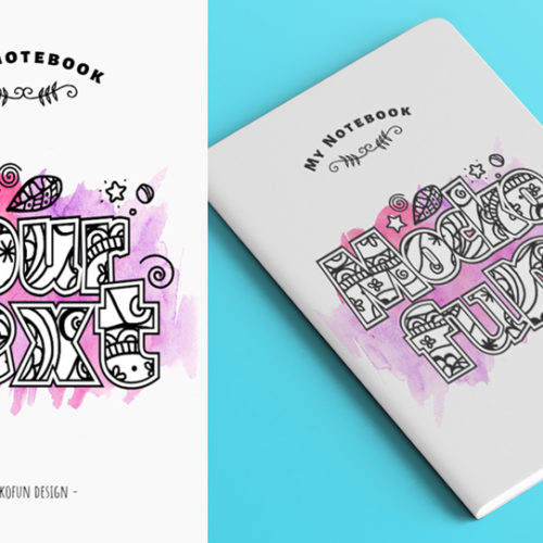 Coloring Notebook Cover - MockoFUN