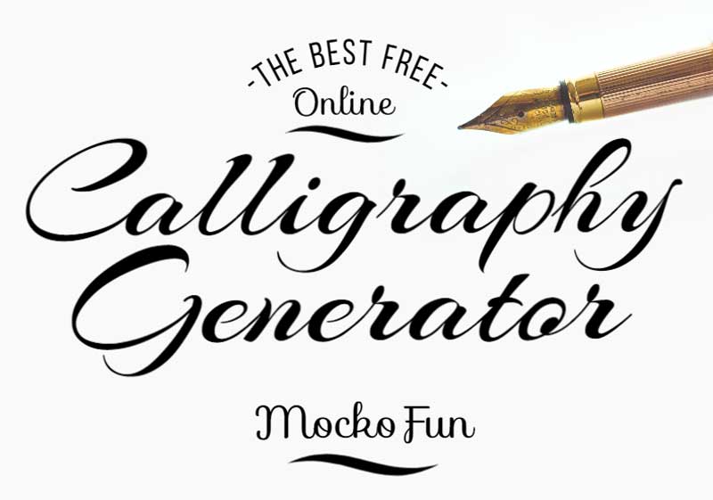 Calligraphy Font Generator MockoFUN Calligraphy Font Generator MockoFUN