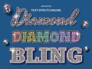 Diamond Font Generator - MockoFUN