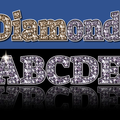 Diamond Font Generator - MockoFUN