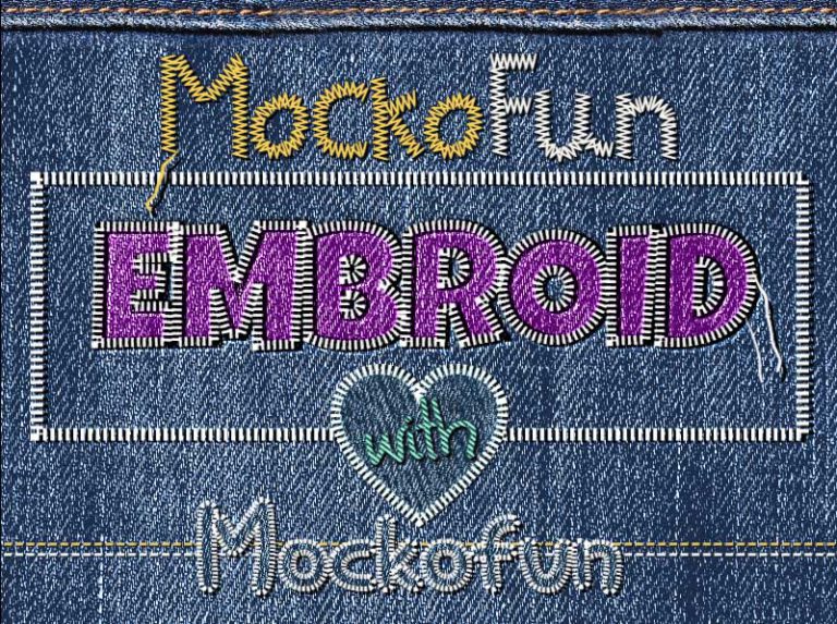 Embroidery Text - MockoFUN