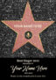 Hollywood Star Template - MockoFUN